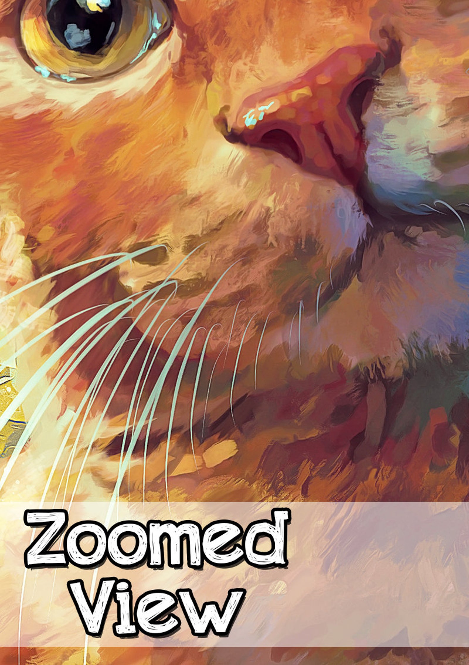 Ginger Cat Art Print Orange Tabby Art Independent Artist - Etsy UK