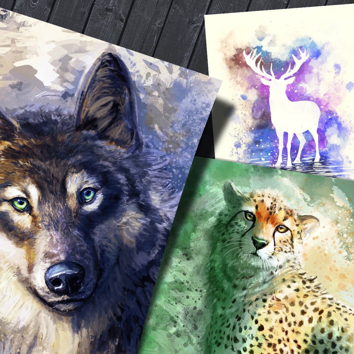 10 X 15 Inch Print 10x15 Art Prints Animal Art Choose - Etsy