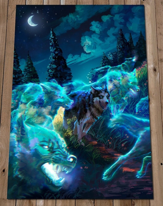 Pack Of Wolves Drawings Running