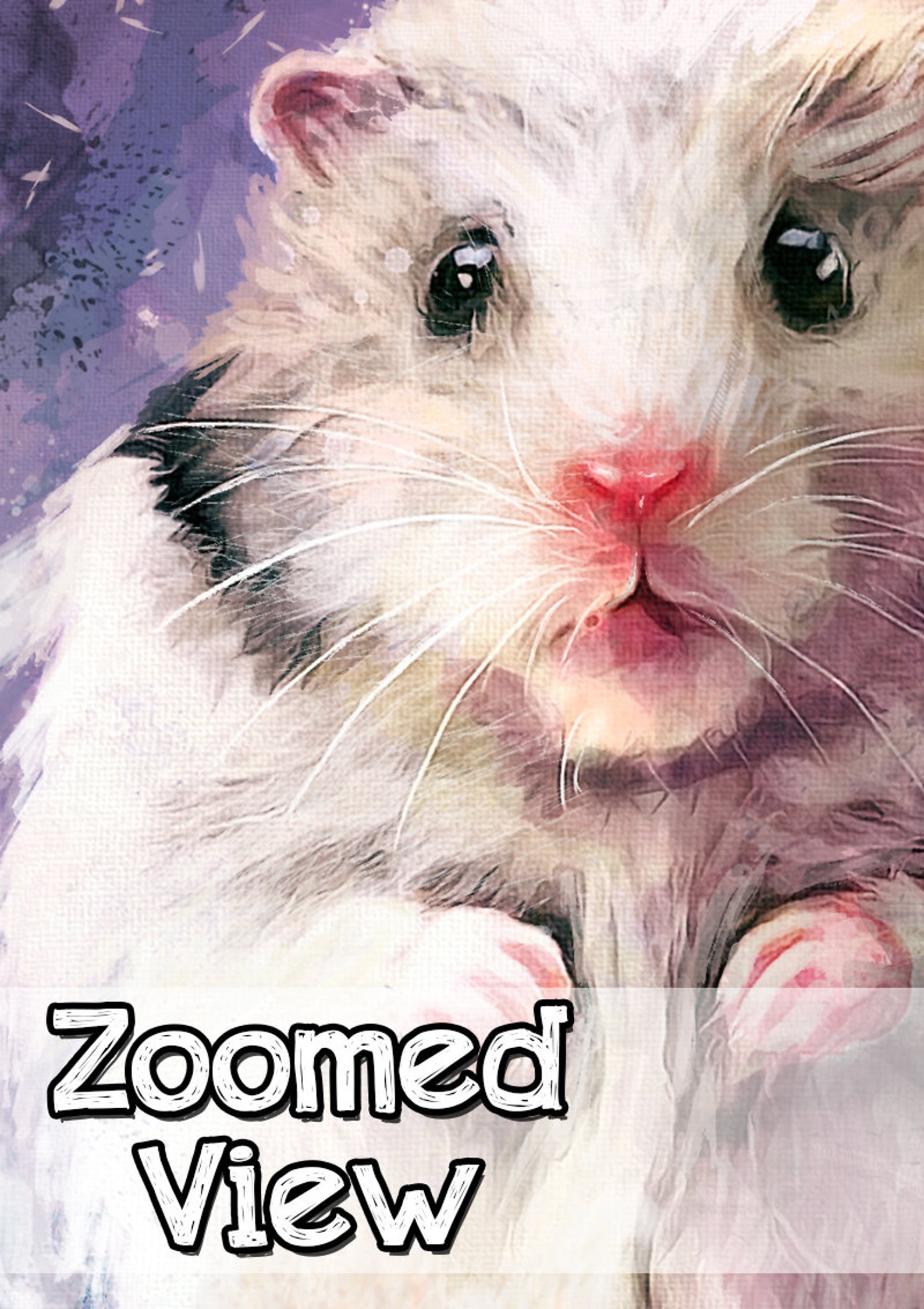 Hamster Print Syrian Hamster Art Painting Print Hamster | Etsy