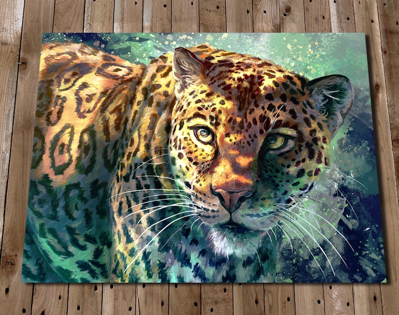 Prints Set of 3 Big Cat Print Set Big Cat Art Wall Art - Etsy UK