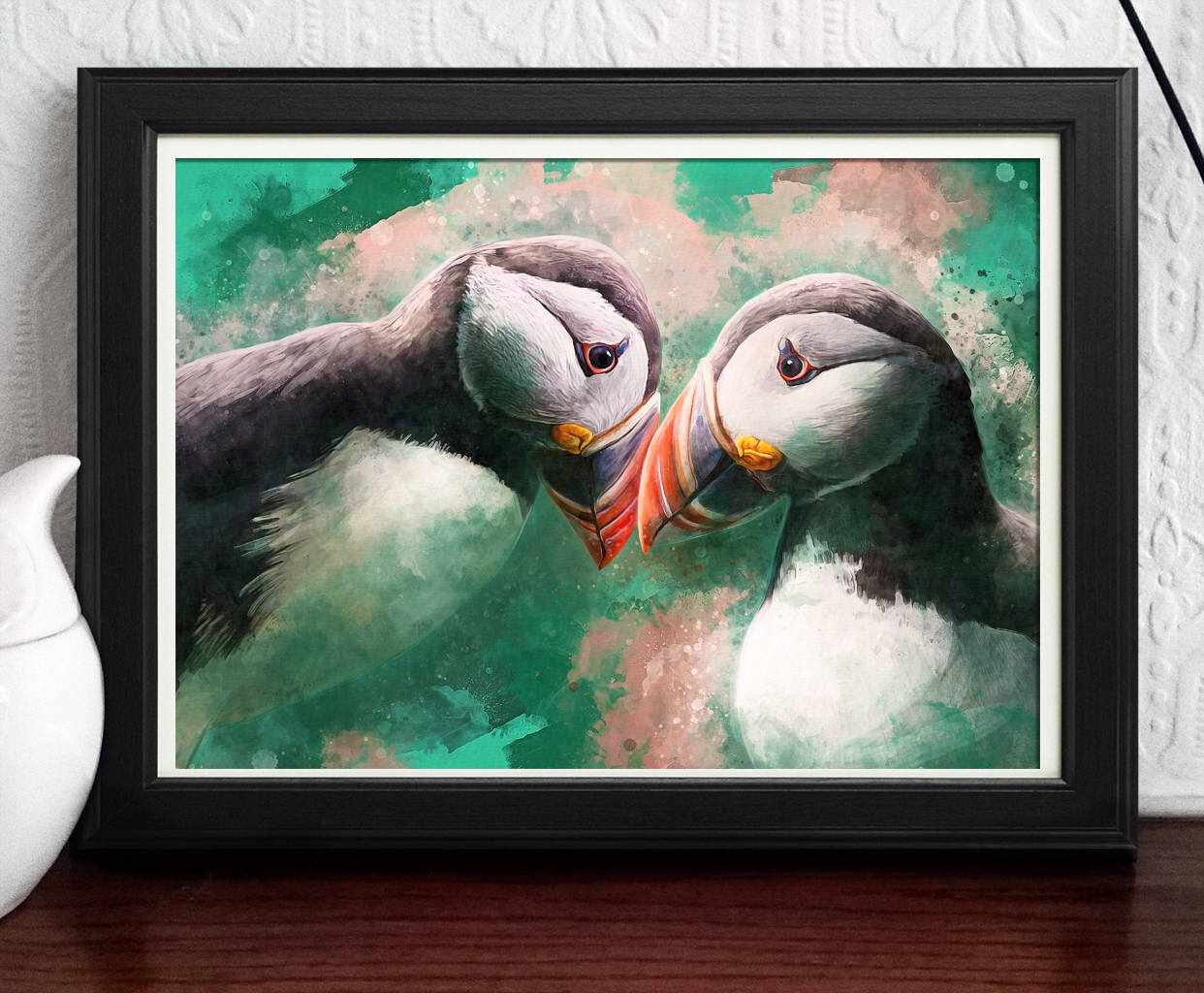 Puffin Art Puffin Gifts Puffin Painting Print Puffin - Etsy