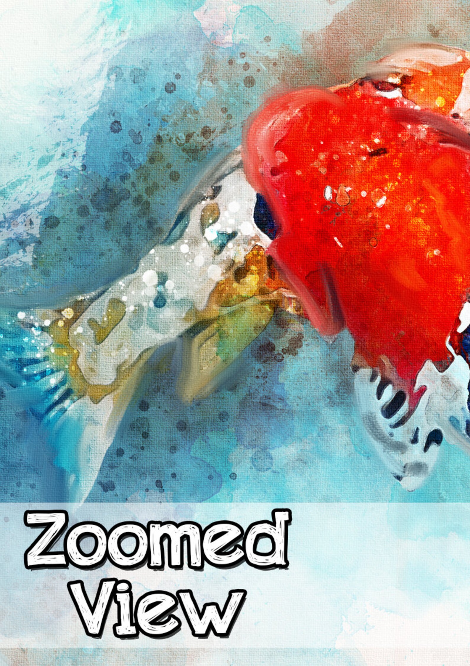 Koi Fish Painting Print Japanese Carp Wall Art Pond Fish - Etsy New Zealand