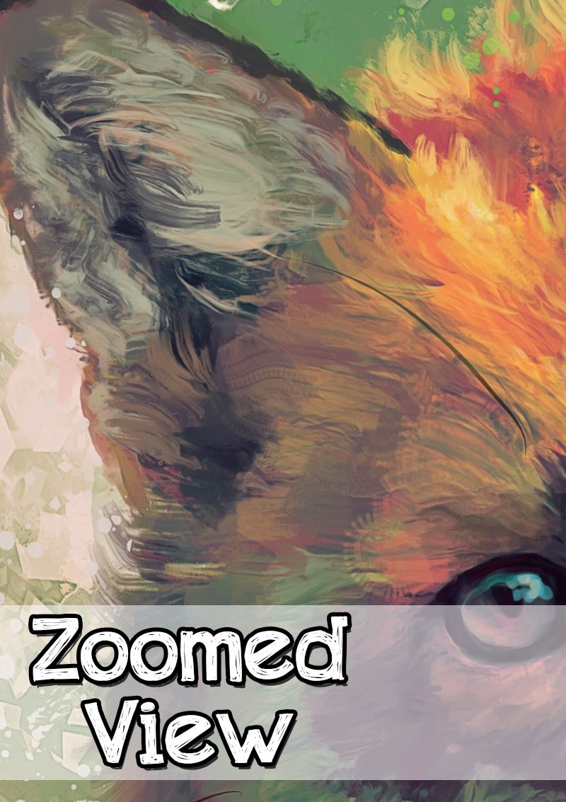 Fox Art Print Fox Gifts Wildlife Animal Painting | Etsy