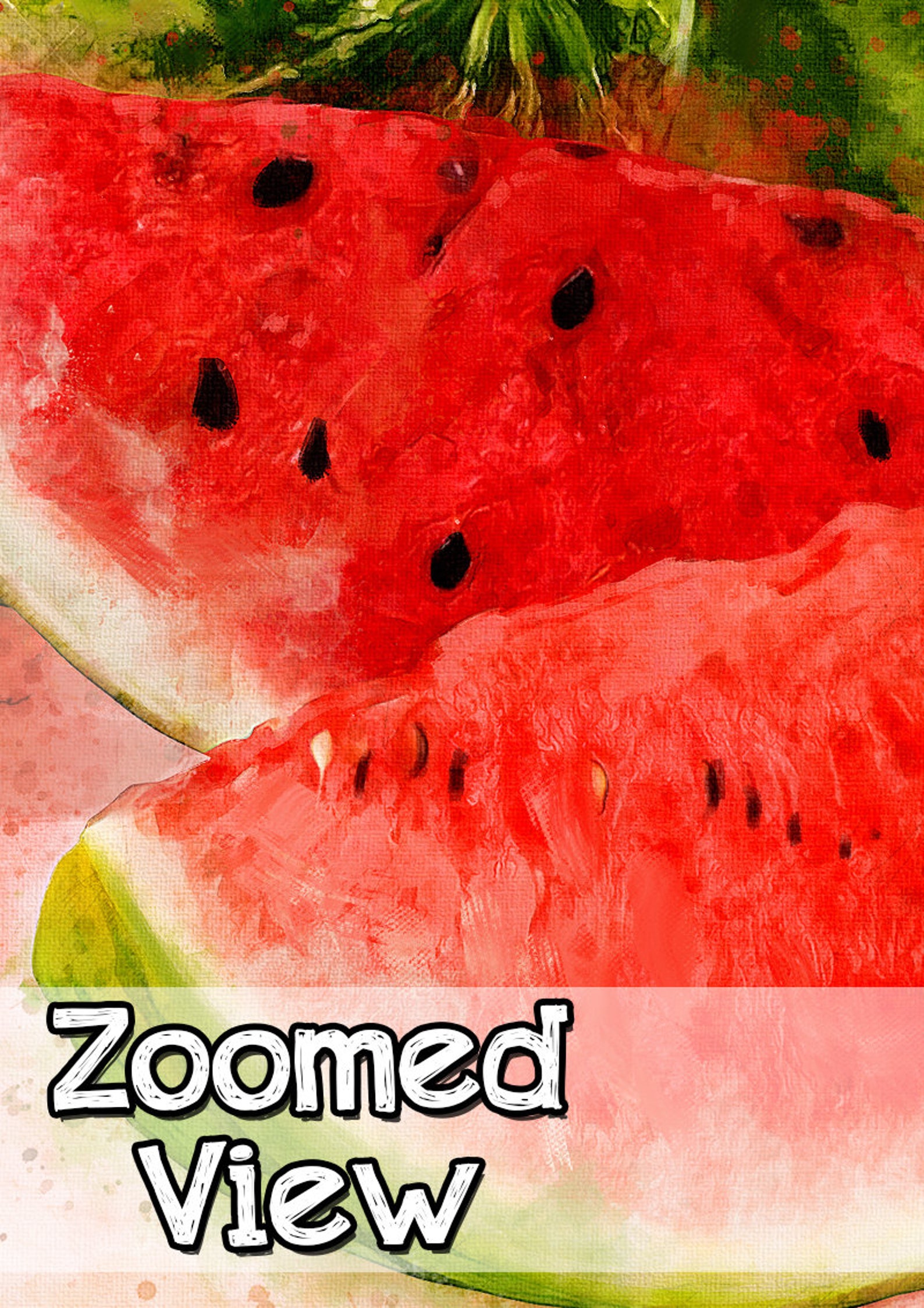 Watermelon Art Print - Kitchen Wall Art - Fruit Print - Watermelon ...