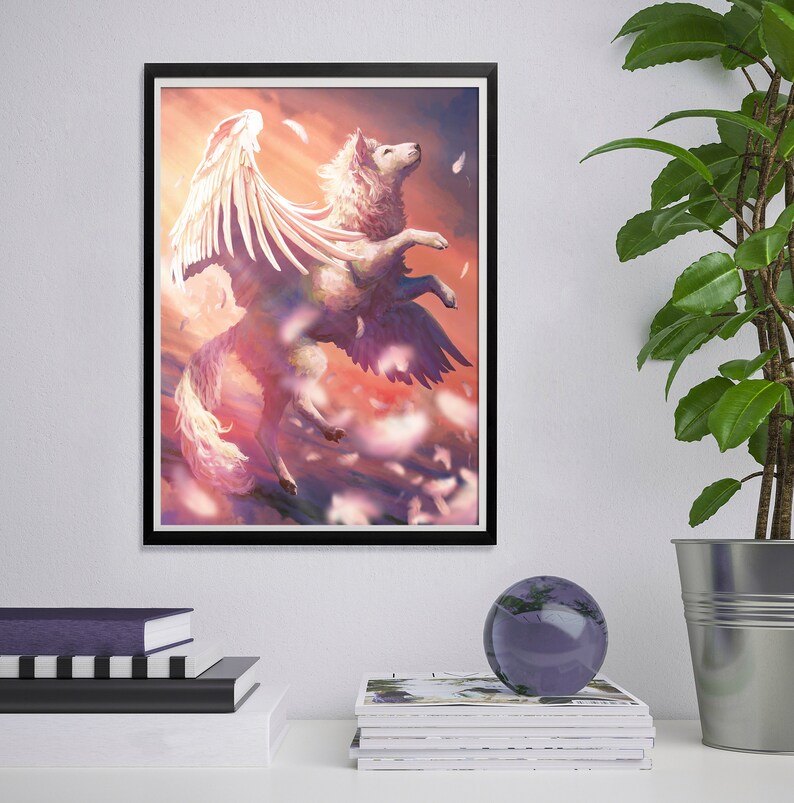 Angelic Fantasy Art - Aralez - Armenian Mythology - Mythological Dog ...