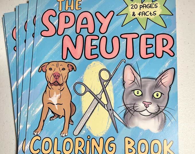 The Spay Neuter Coloring Book, Spay Oklahoma, Animal Rescue, Dog Cat ...