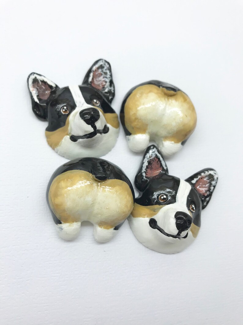 Corgi gift Corgi butt magnets corgi lover gift corgi | Etsy