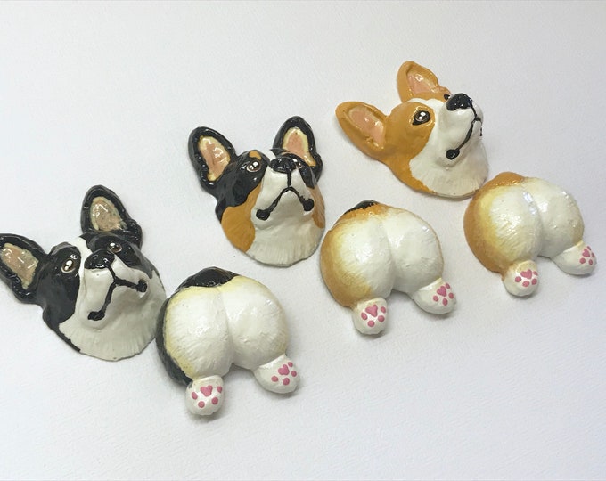 Corgi Butt Magnets, Corgi Lover Gift, Corgi Butts, Corgi Kitchen Decor ...