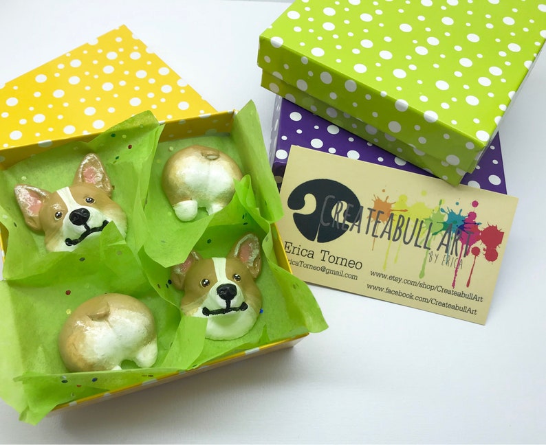 Corgi gift Corgi butt magnets corgi lover gift corgi | Etsy