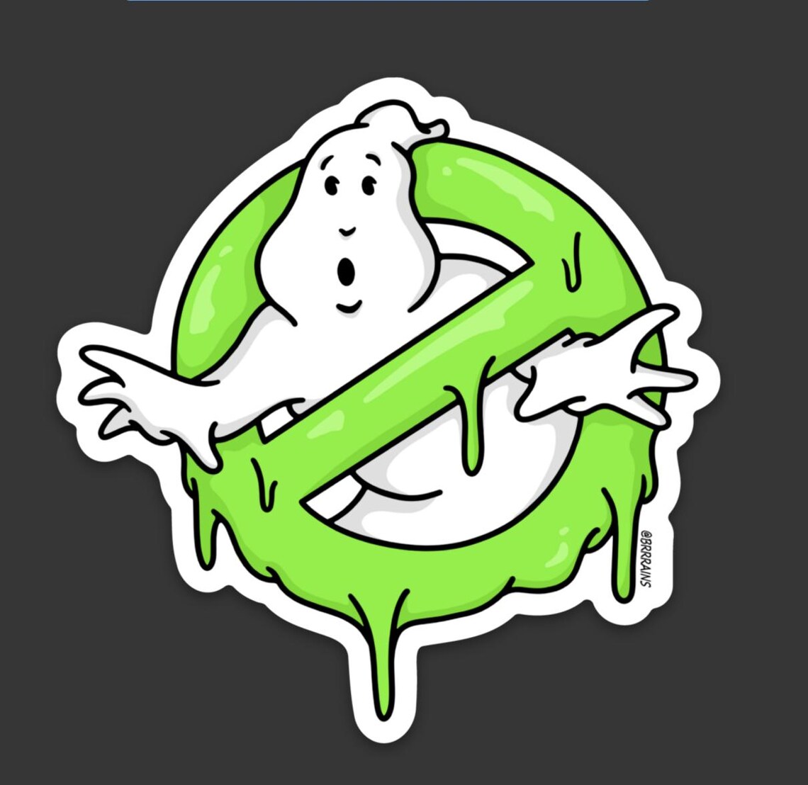 Paranormal Nostalgic Slime Logo - Etsy