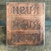 Antique Copper Retail Stamp Blocks - Etsy