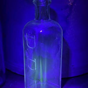 Antique Apothecary Bottle D.D.D. Dehaven’s Dyspepsia Destroyer Glowing ...
