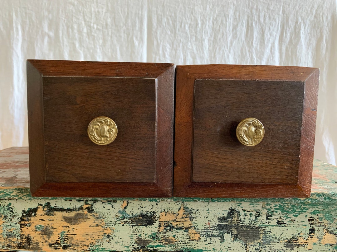 Antique Wood Storage Drawers - Etsy