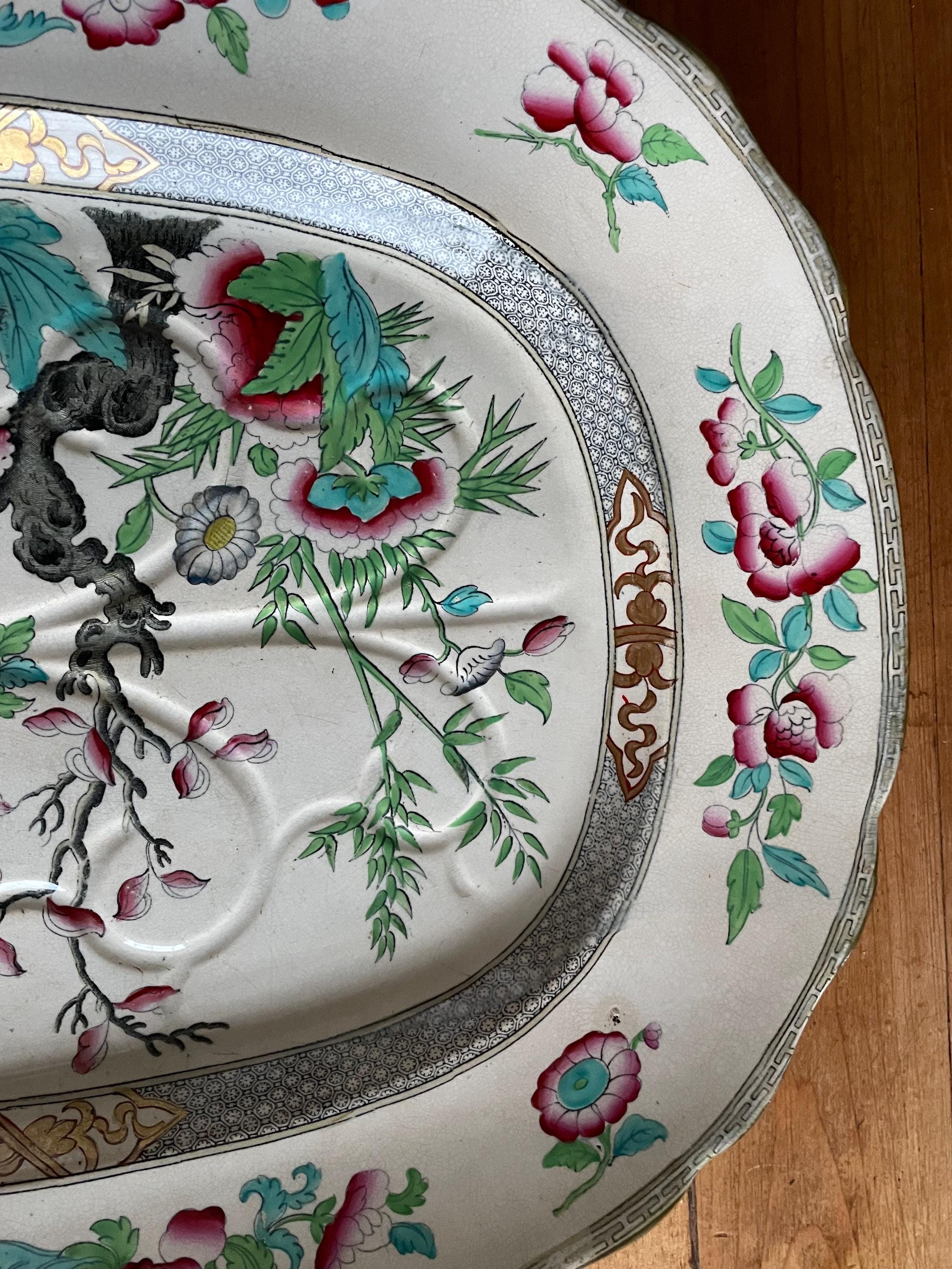 Minton Indian Tree Meat Platter - Etsy