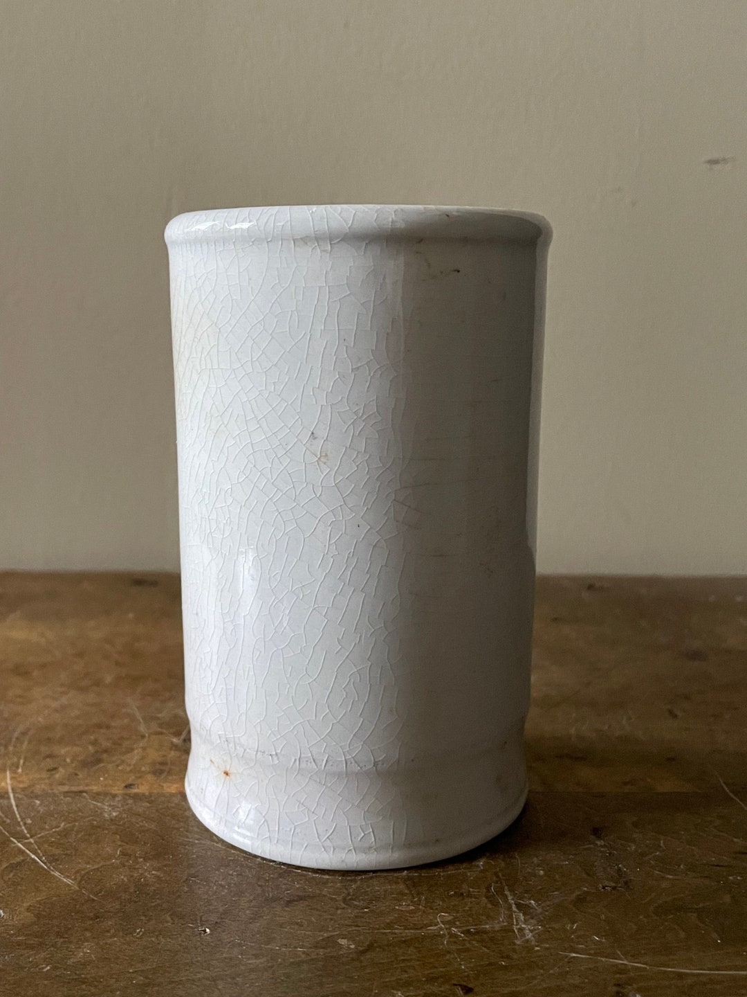 Antique Ironstone Toothbrush Razor Cup - Etsy