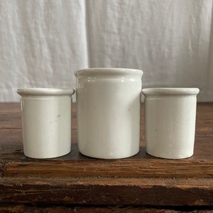 Antique French Ointment Pots - Etsy