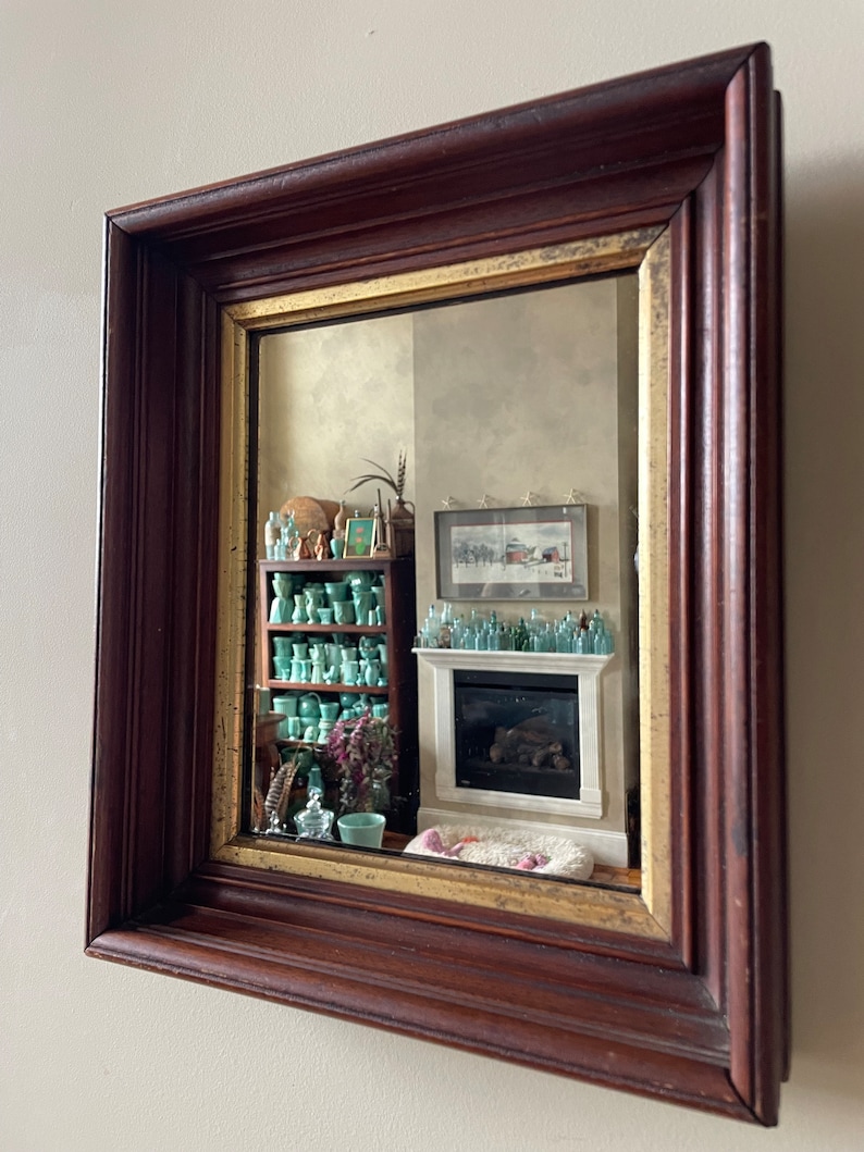 Antique Victorian Frame With Mirror - Etsy