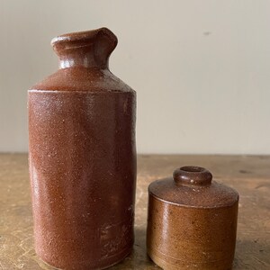 3 Antique Stoneware Ink Bottles - Etsy