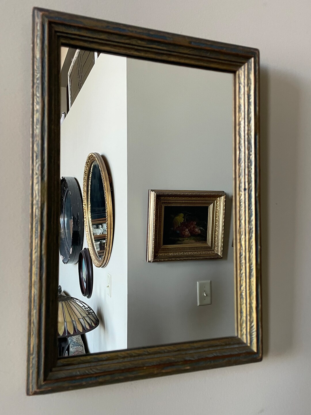 Beautiful Antique Gold Frame Mirror - Etsy