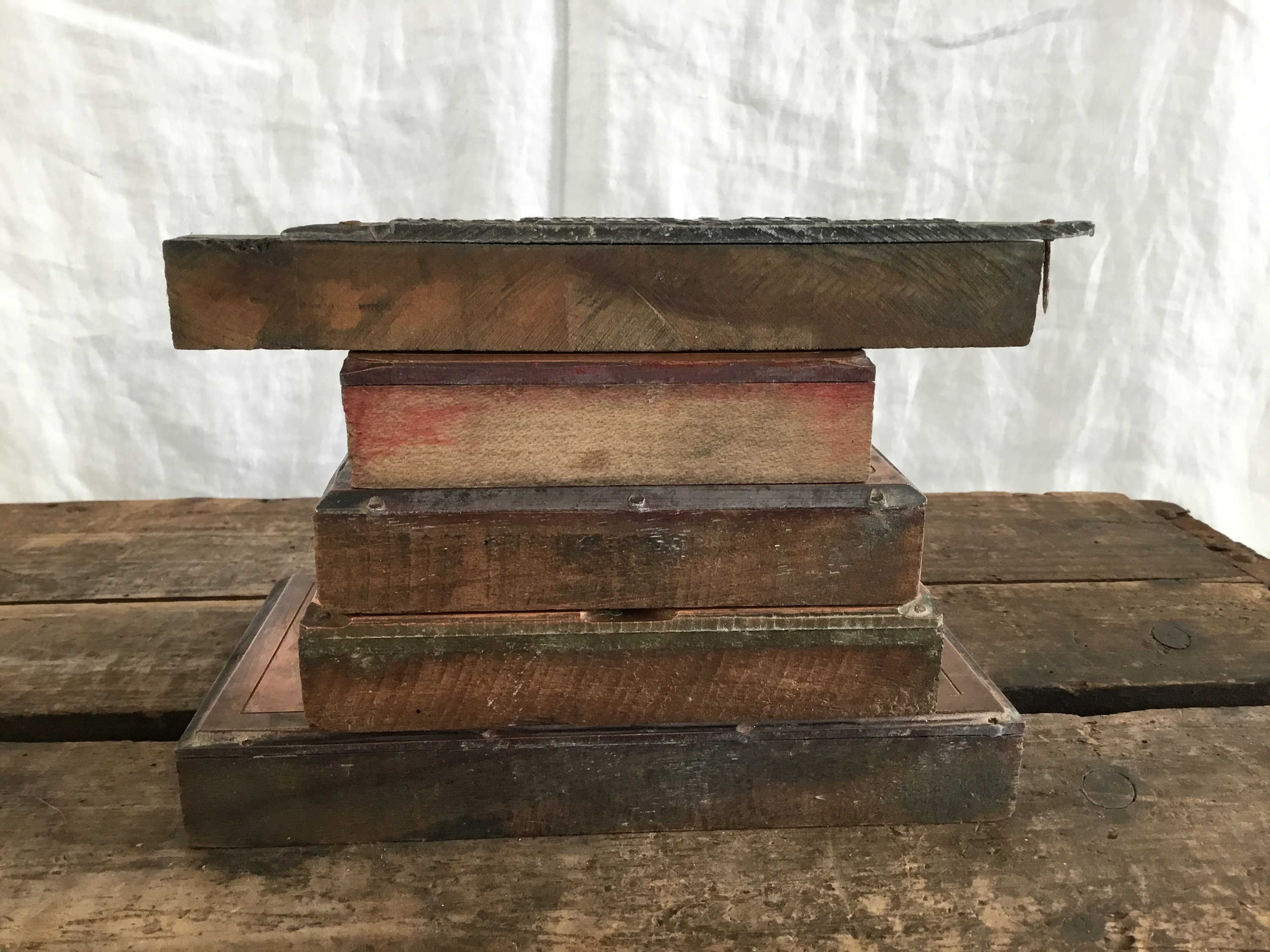 Antique Copper Retail Stamp Blocks | Etsy