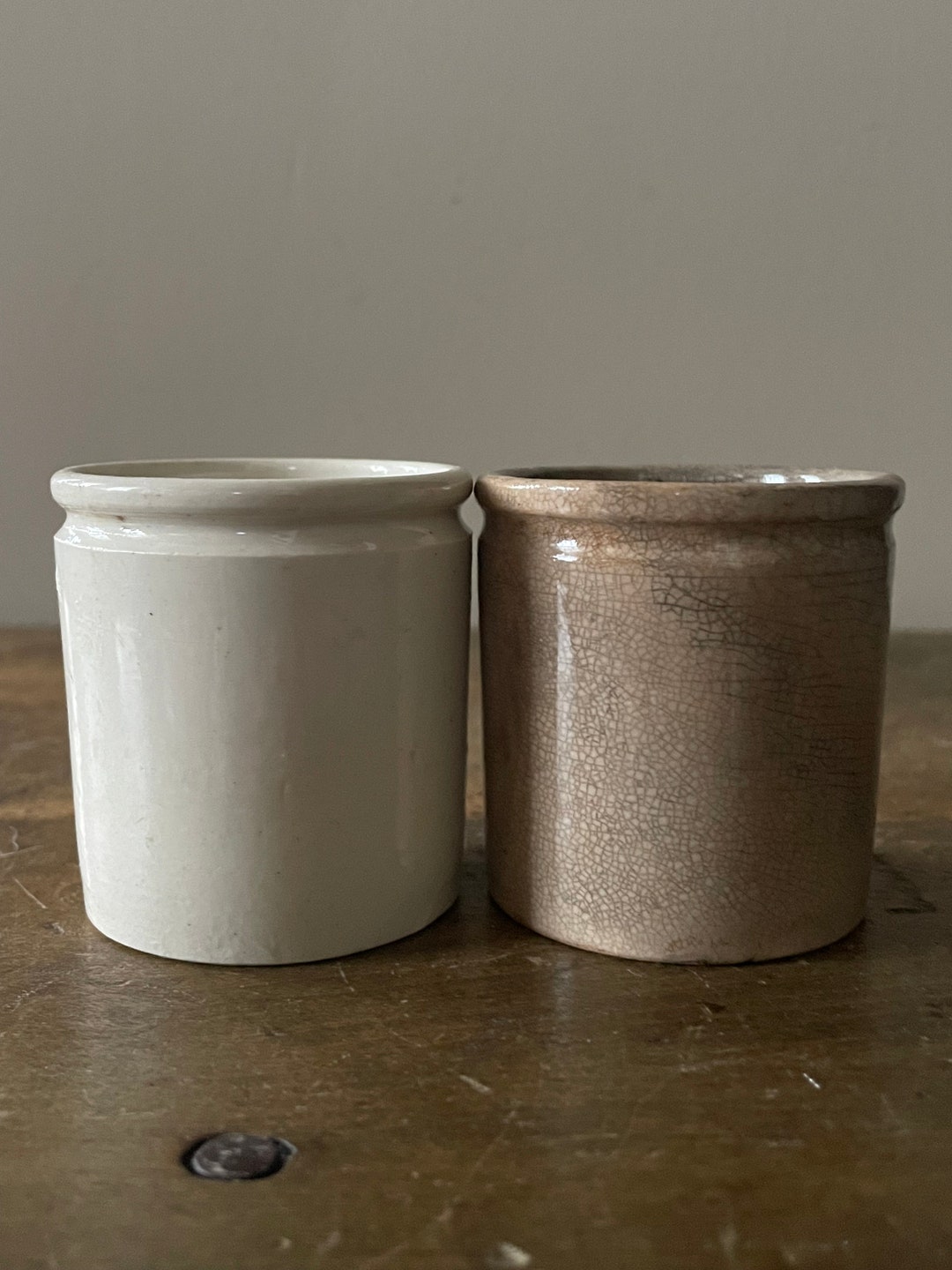 Antique Apothecary Ointment Pots - Etsy