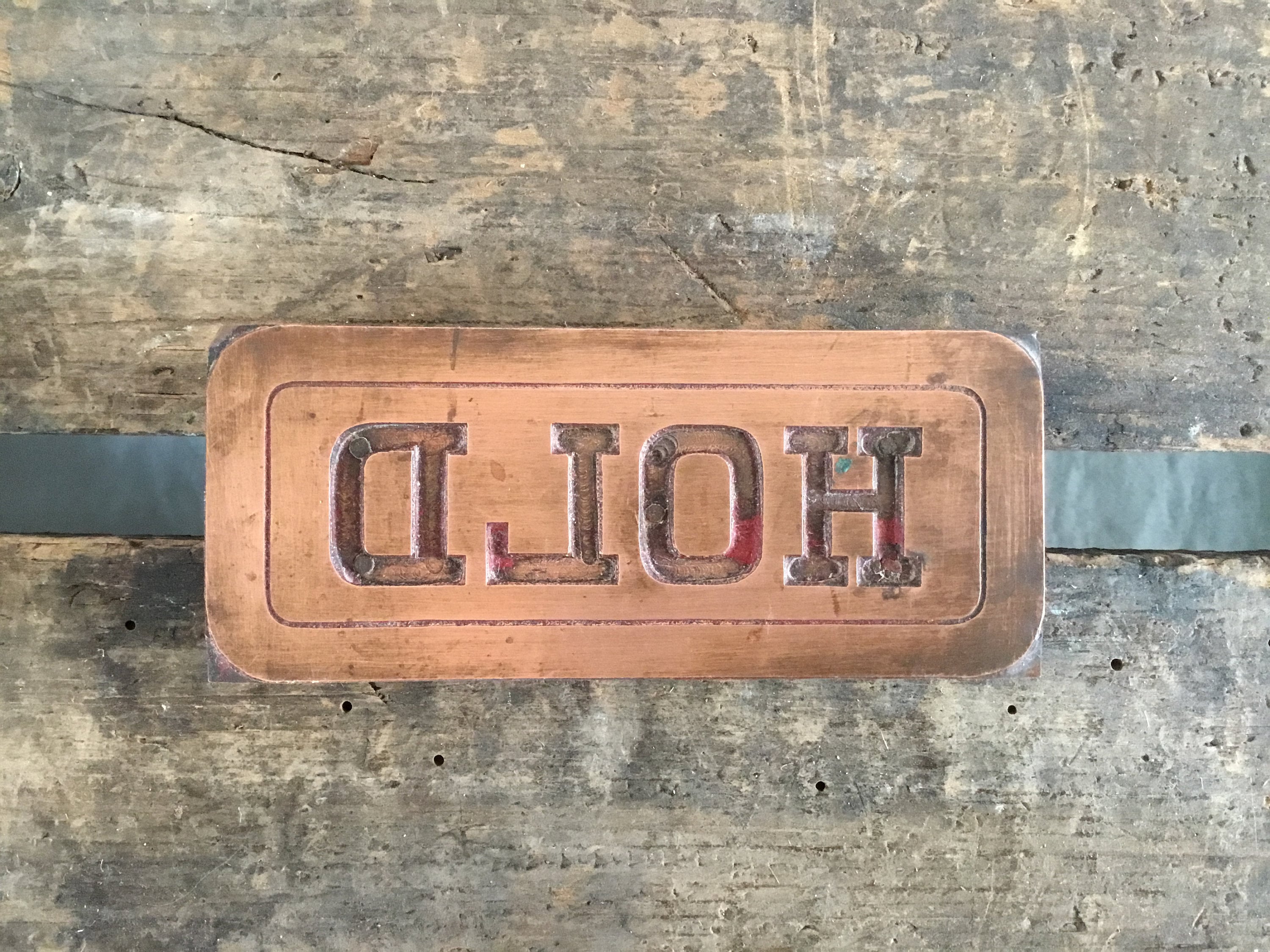 Antique Copper Retail Stamp Blocks - Etsy