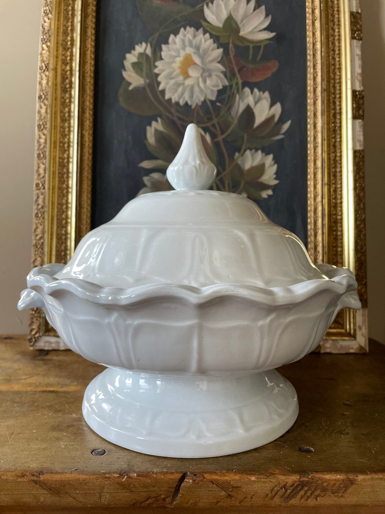Antique Ironstone Tureen Livesley Powell - Etsy