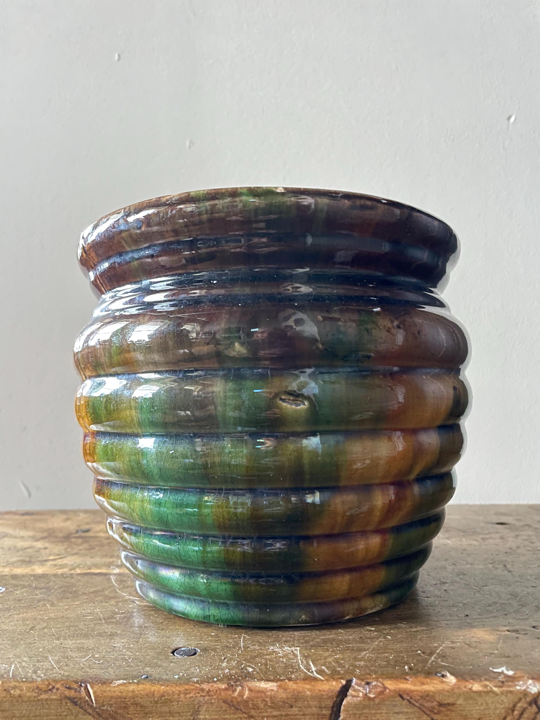 Mccoy Pottery Beehive Jardiniere - Etsy