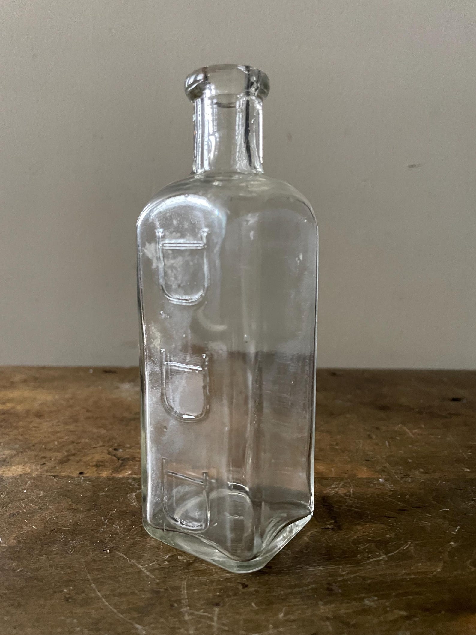 Antique Apothecary Bottle D.D.D. Dehaven’s Dyspepsia Destroyer Glowing ...