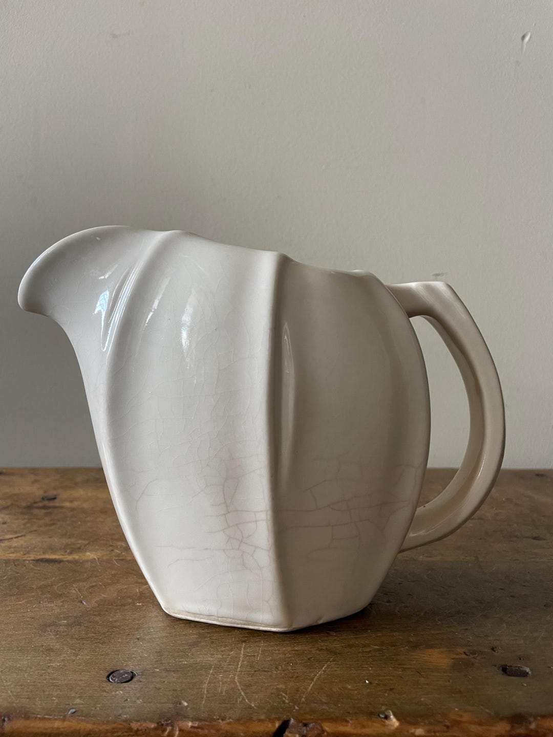 Mccoy White Pitcher - Etsy