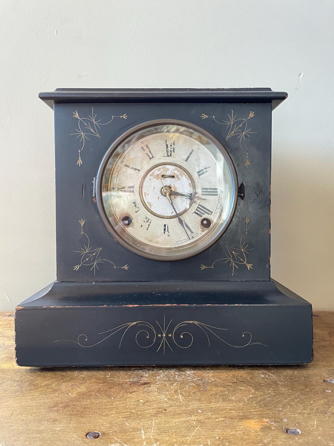Antique Eastlake Mantle Clock E. Ingraham Co Connecticut - Etsy