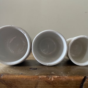 3 Antique French Ointment Pots - Etsy