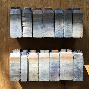 Victorian Copper Typeset Stamp Blocks Letters & Numbers - Etsy