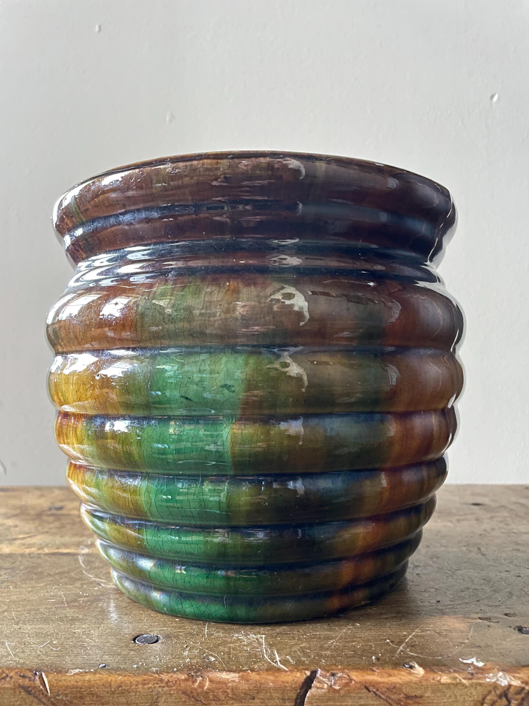 Mccoy Pottery Beehive Jardiniere - Etsy