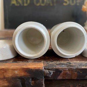 Antique La Reine Ointment Pots With Lids - Etsy