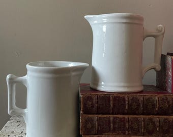 Antique Ironstone Milk Pitcher - Etsy