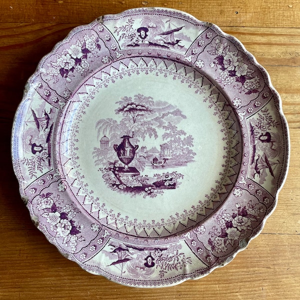 Purple Transferware - Etsy