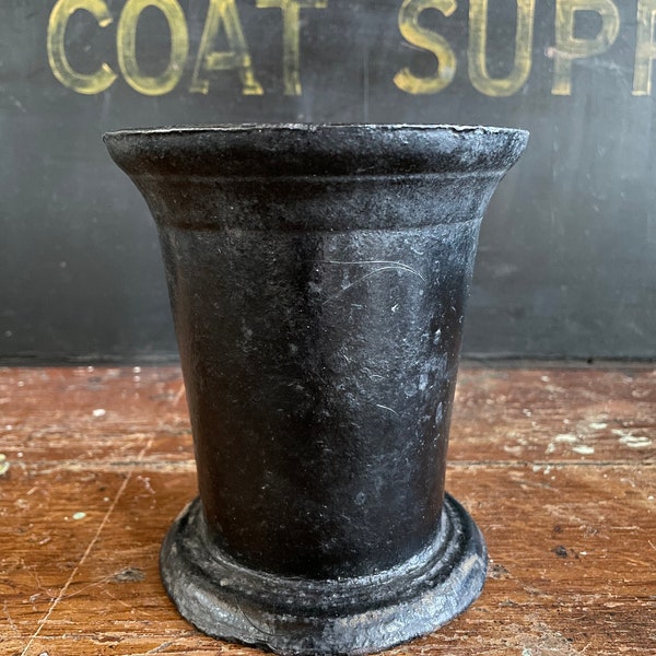 Antique Cast Iron Mortar - Etsy
