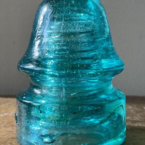 Aqua Glass Insulator CD134 - Etsy