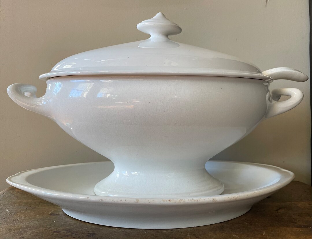 Antique Ironstone Tureen Elsmore & Forster 4 Piece Collection - Etsy