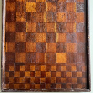 Antique Handmade Checkerboard - Etsy