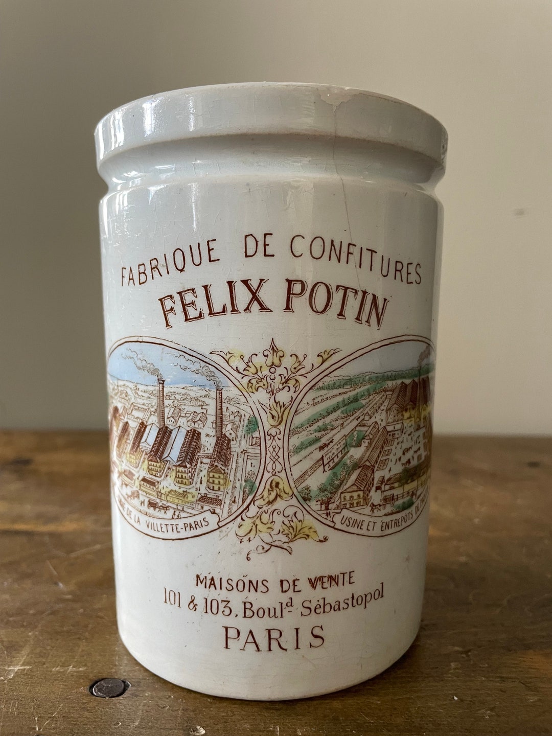 Felix Potin Polychromatic Confit Pot - Etsy