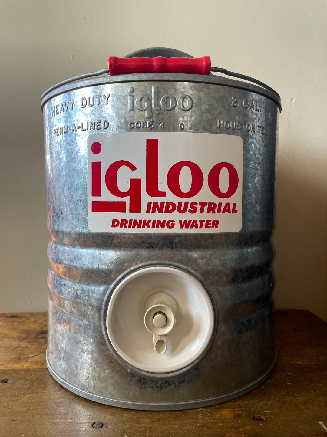 Igloo 2 Gallon Drink Dispenser Galvanized - Etsy