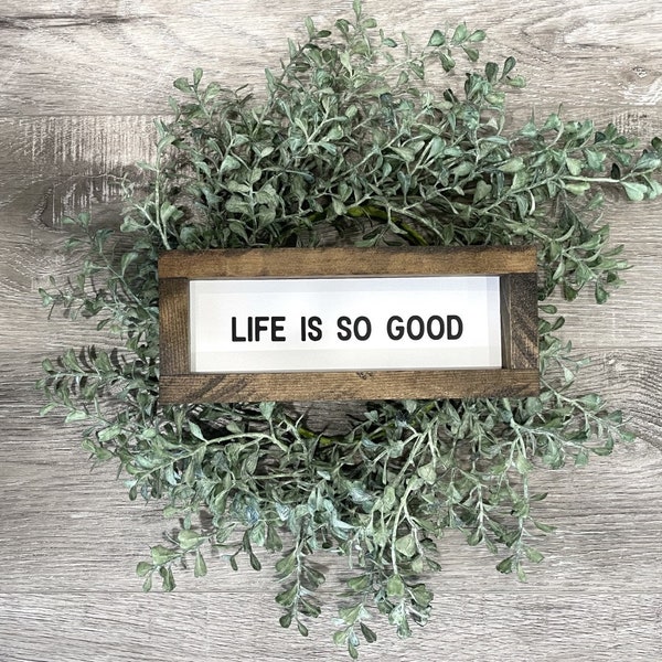 Life is Good Sign - Etsy