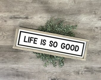 Life is Good Sign | Etsy