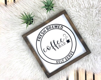 Self Serve Coffee Sign - Etsy