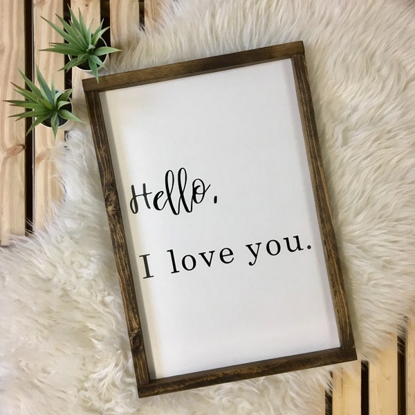 Hello I Love You - Etsy