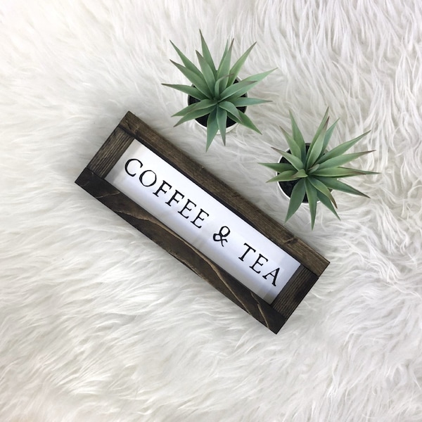 Wooden Tea Sign - Etsy