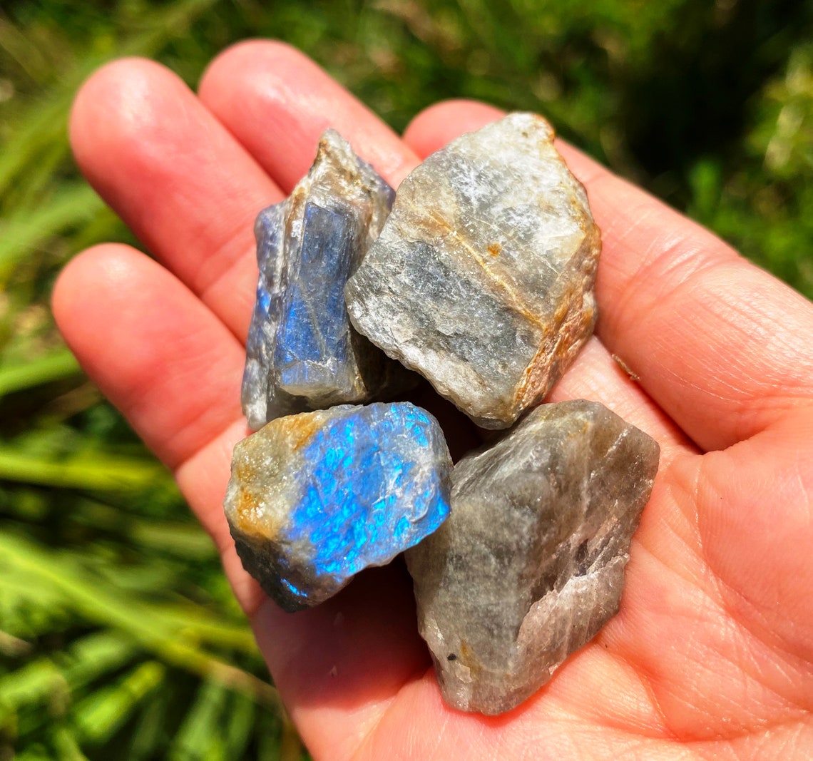 Raw Labradorite Raw Natural Labradorite Real Labradorite | Etsy